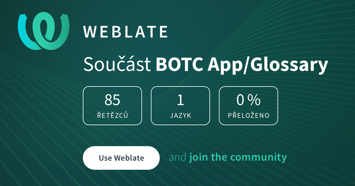 BOTC App/Glossary — Czech @ BOTC Translations